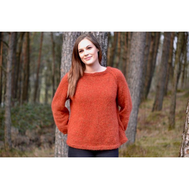 Tur genser - raglan ovenfra og ned - Oppskrifter og bøker - Garnbørsen